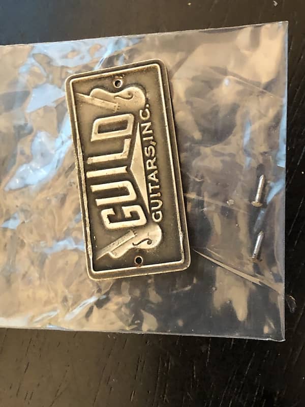 Guild Case Badge 1950s early 60s w nails original | Reverb
