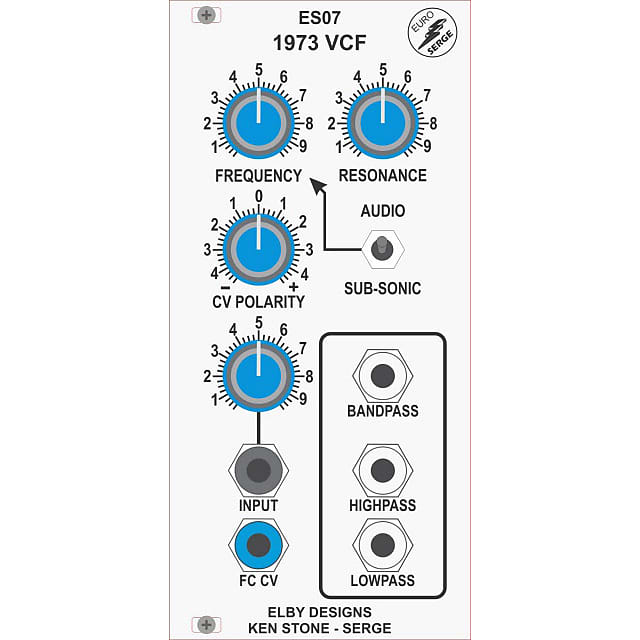 Elby Designs - ES07 1973 VCF [Eurorack 3.5mm] | Reverb