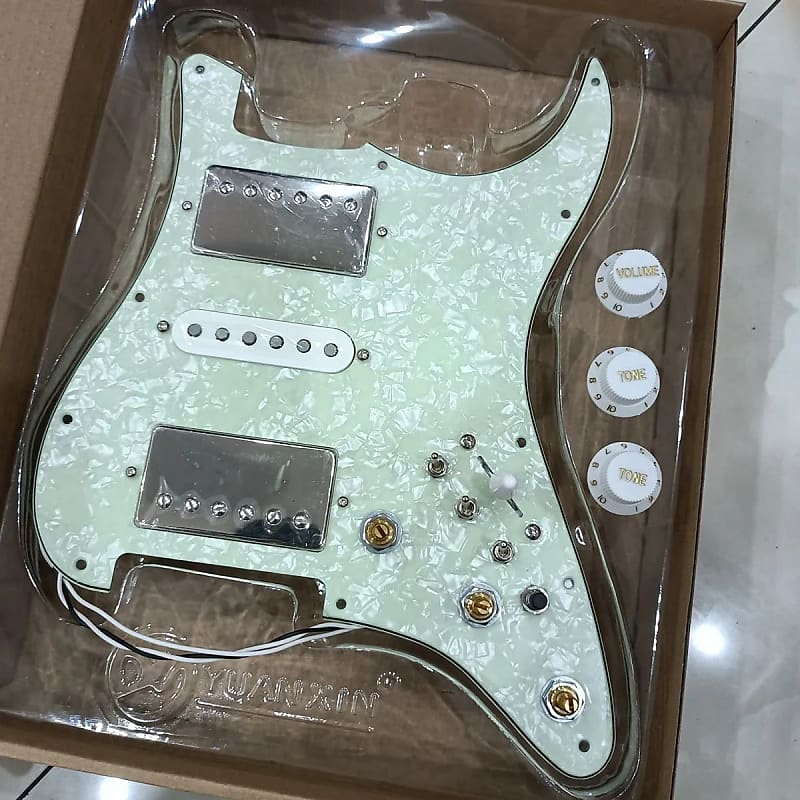 HSH Mint Green Guitar Stratocaster Style Prewired Loaded | Reverb