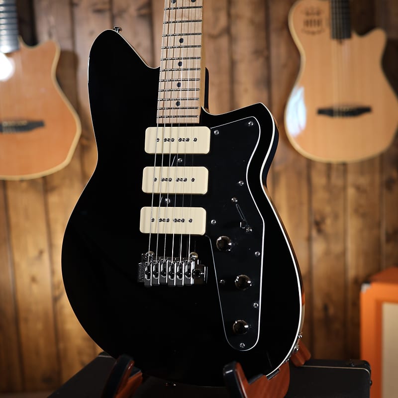 Reverend Jetstream 390 Midnight Black 1547 | Reverb