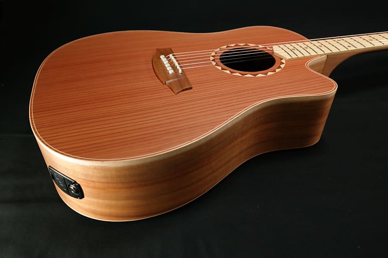 Cole Clark CCFL2EC-RDBLSB FL Dreadnought, Redwood Face, | Reverb