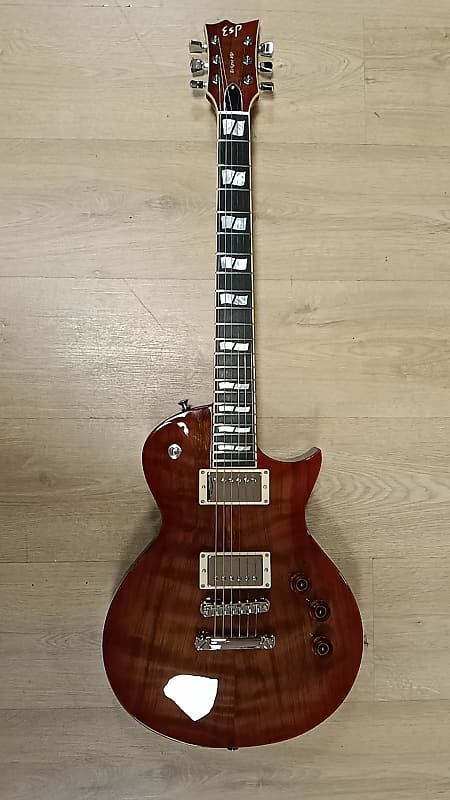 ESP USA Eclipse Redwood Quilt Natural 2024 - Cherry | Reverb Australia