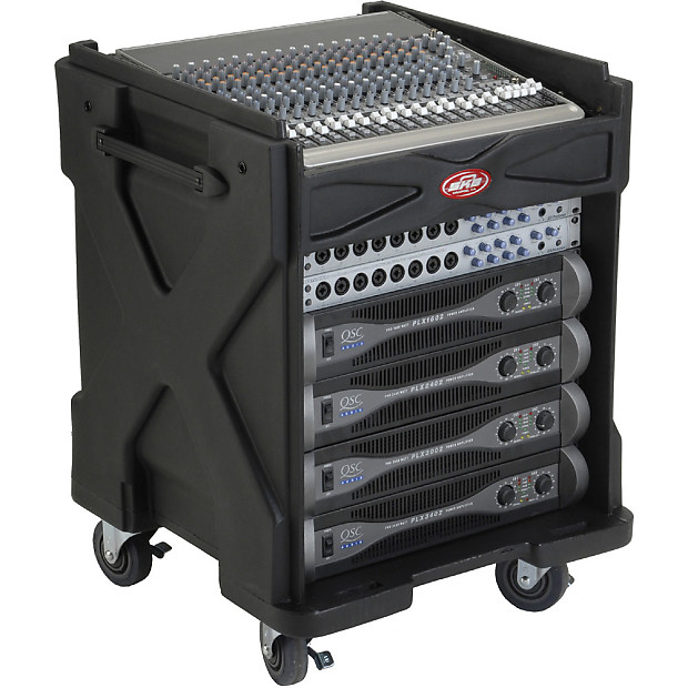 SKB Cases 1SKB19-R1010 Roto-Molded GigRig Mixer Rack & Gear | Reverb