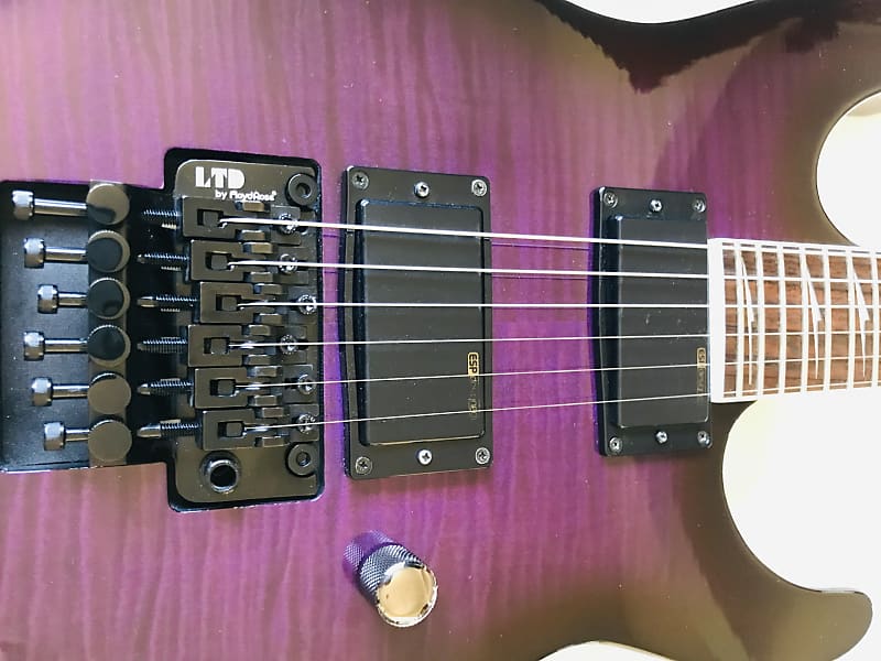 ESP LTD M-330 R FM Transparent Purple Burst Floyd Rose m1 m2 | Reverb