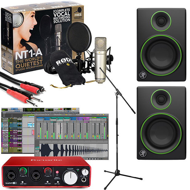 Rode NT1-A Recording Package with Focusrite Scarlett 2i2 (2nd | Reverb