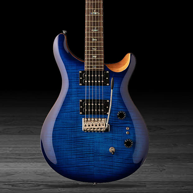 PRS SE Custom 24 Faded Blue Burst | Reverb