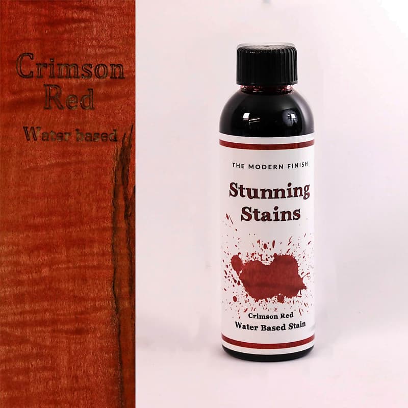 Stunning Water Based Stains - Crimson Red | Reverb