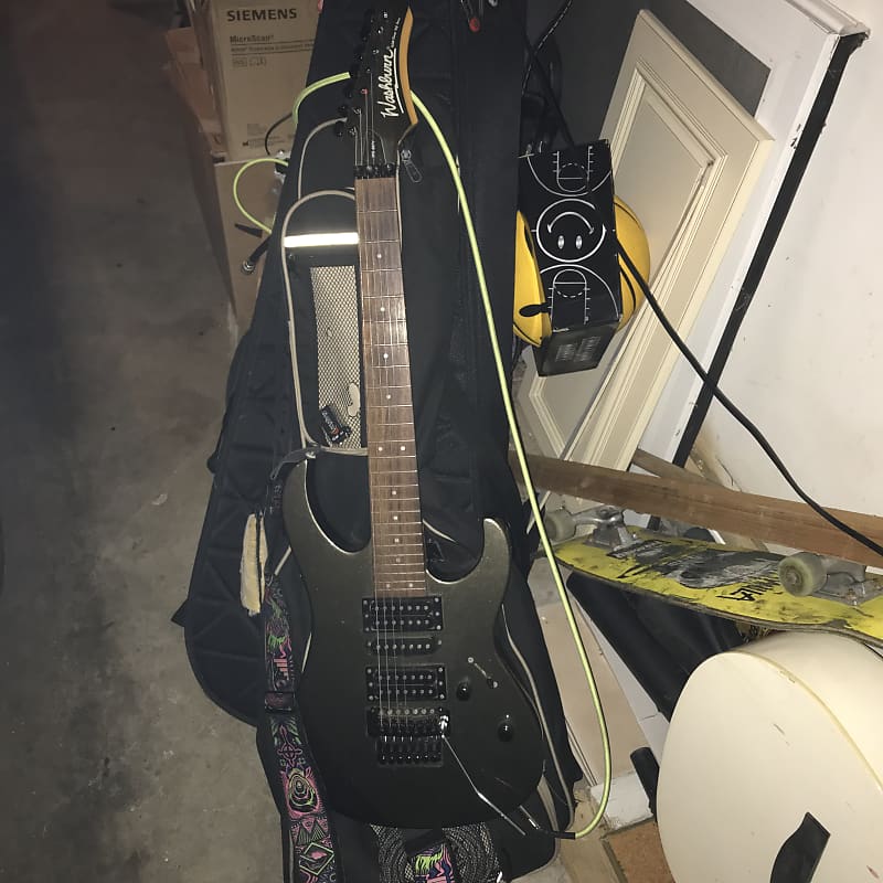 Washburn (WG-587V) 7 string Sparkle grey. | Reverb