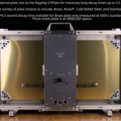 CVPA PlateMic - Compact Analog Stereo Plate Reverb - Class-A | Reverb