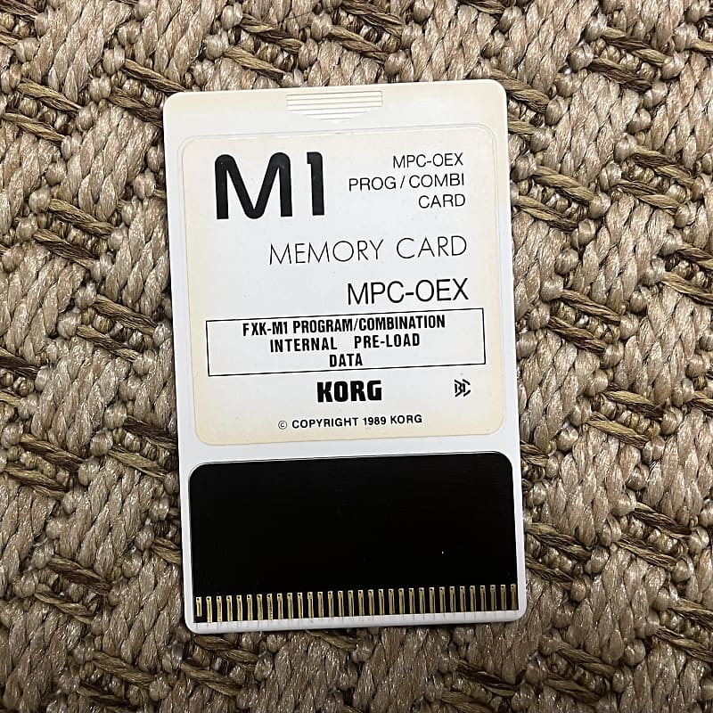 Korg M1 Mpc Oex Card Fxk M1 Program Combination Reverb
