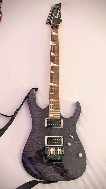 Ibanez RG320-DXQM 2001 Transparent Lavender | Reverb