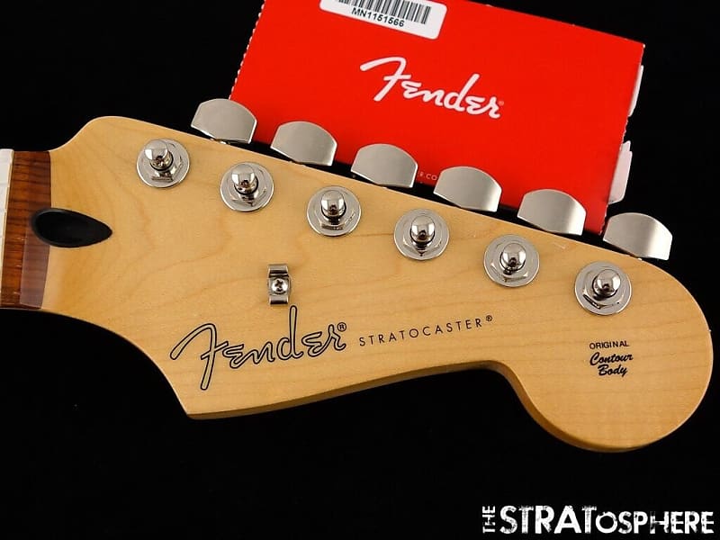 Fender Player Stratocaster Strat NECK w/ HIPSHOT NICKEL | Reverb