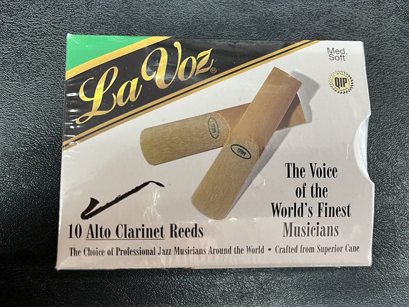 Vintage La Voz Alto Clarinet Reeds Medium Soft | Reverb
