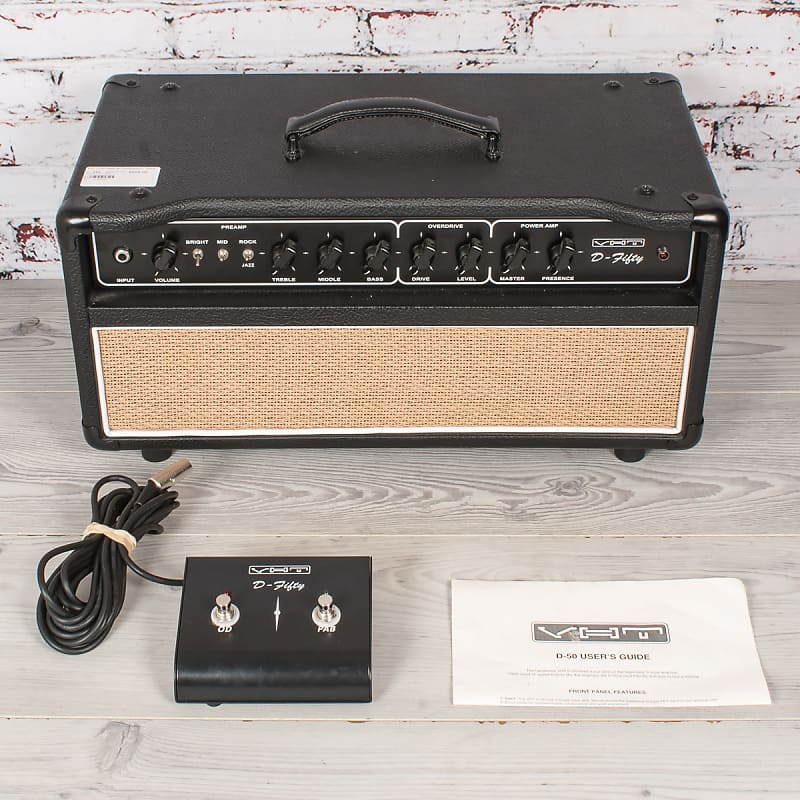 VHT - D-50 - Amplifier Head - 50W - w/ Footswitch - x0058 | Reverb