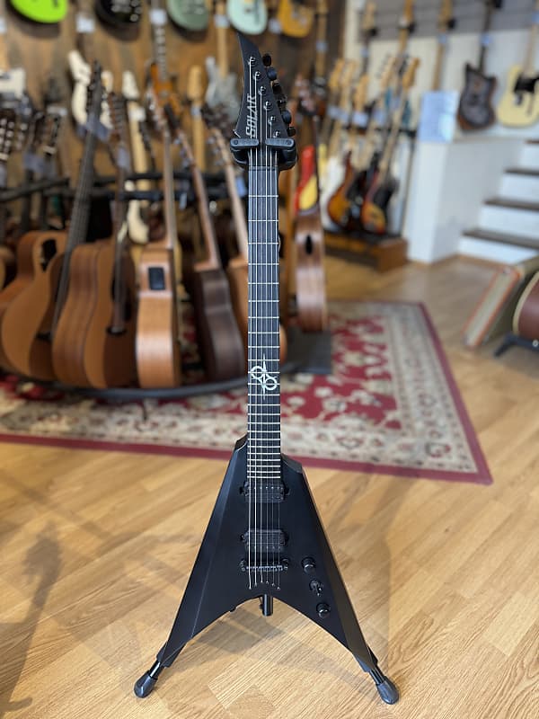Solar Guitars V2.6C 2023 Matte Black (Signed by Ola Englund) | Reverb