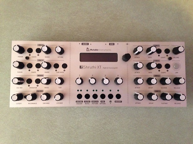 Mutable Instruments Shruthi XT with dual SVF Filter, | Reverb