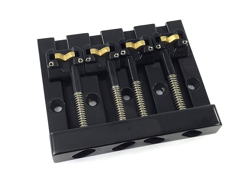 Hipshot Black KICKASS Bass Bridge for Top Load Fender P/Jazz | Reverb