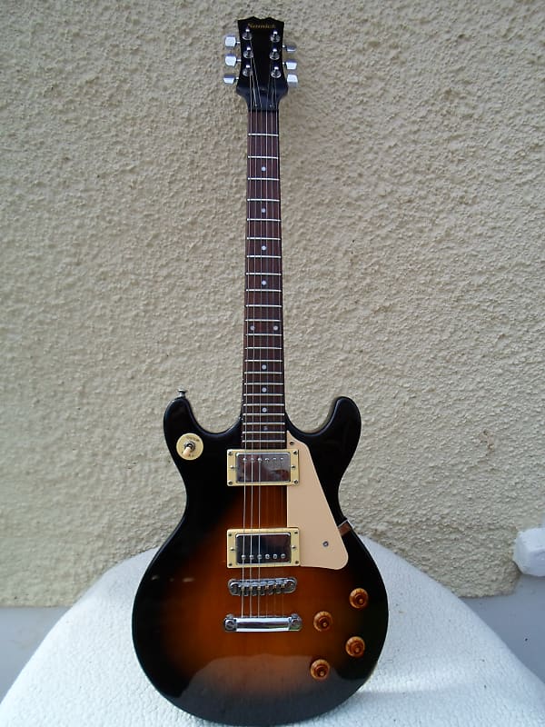 Samick DLR20DS/GS Golden Sunburst double cutaway | Reverb