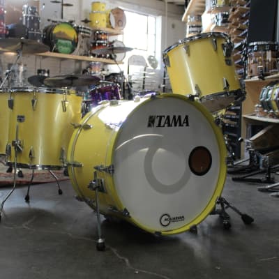 Tama Granstar 1980s 14-16-18-24 - Yellow Silk | Reverb