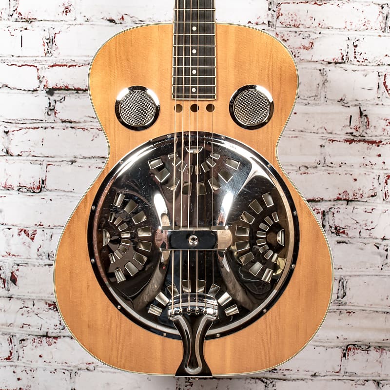 Dobro - Hound Dog - Acoustic Resonator Guitar - Natural | Reverb