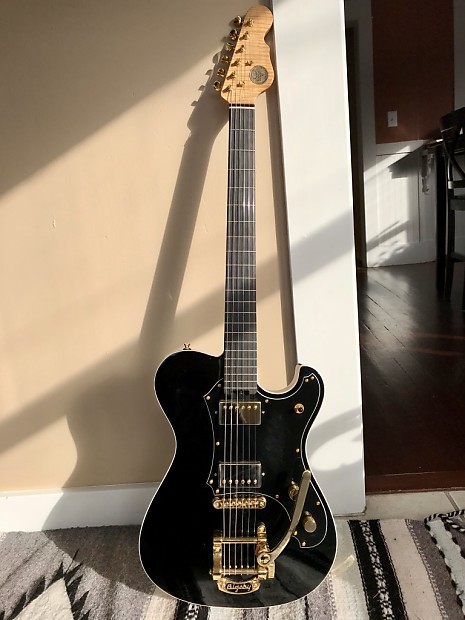 Veritas Portlander Custom (late 2016) Black/Gold, Flamed | Reverb