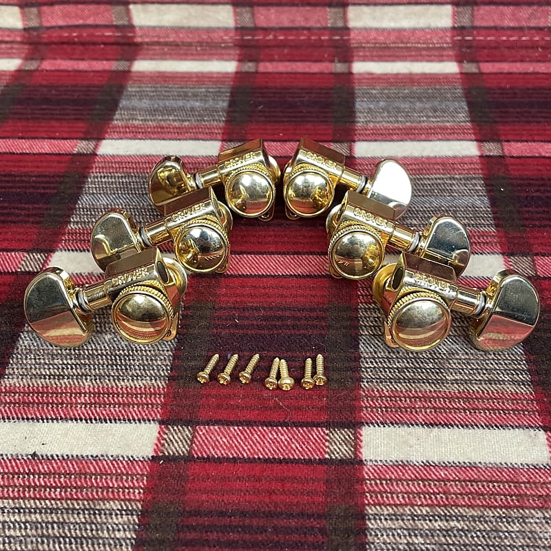 Used Grover 502G Gold Locking 3+3 Rotomatic Guitar | Reverb