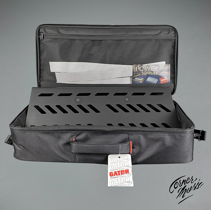 Gator GPB-BAK- 1 Large Black Aluminum Pedal Board with Carry | Reverb
