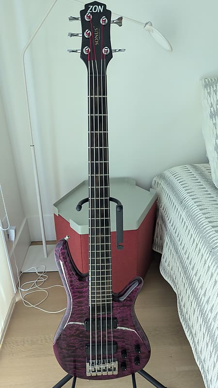 Zon Sonus Custom 5-string bass 1996 w/Bartolinis | Reverb