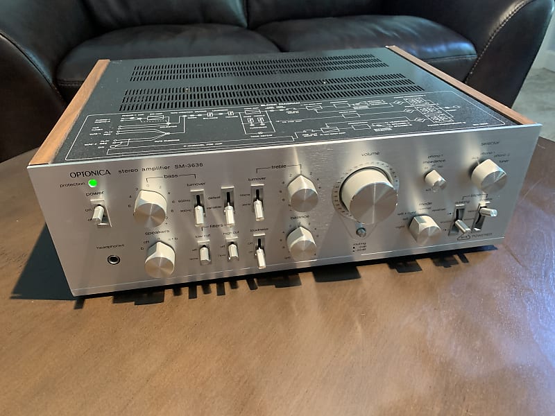 Optonica SM-3636 Dual Mono Block Hi-Fi Amplifier | Reverb
