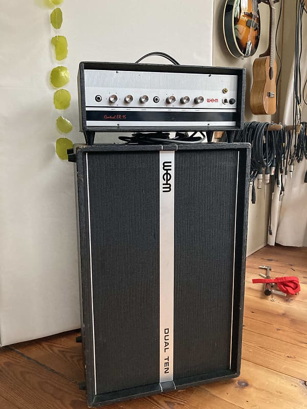 WEM ER Control 15, Tube Amp & Cabinet Dual 10", Real Vintage, | Reverb