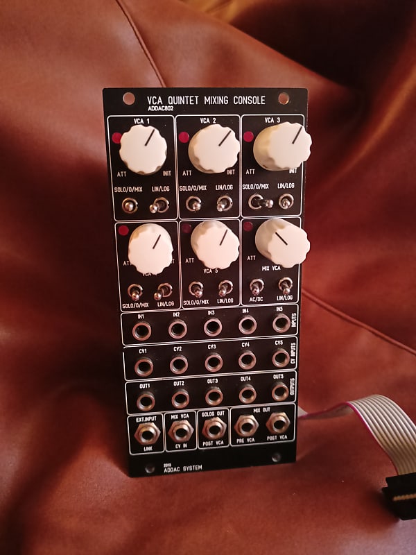 ADDAC 802 VCA Quintet Mixing Console 2020 - Black | Reverb