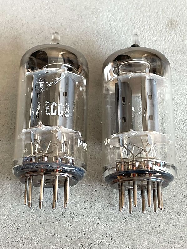 Telefunken 12ax7 ECC83 Matched Pair | Reverb