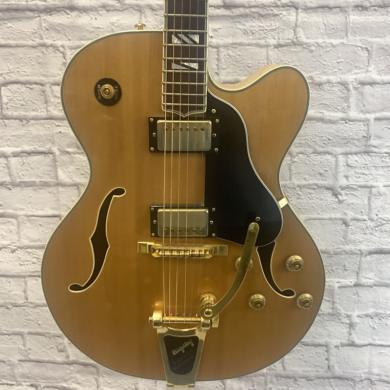 Washburn J-6S Montgomery HollowBody W/ Bigsby - Natural | Reverb