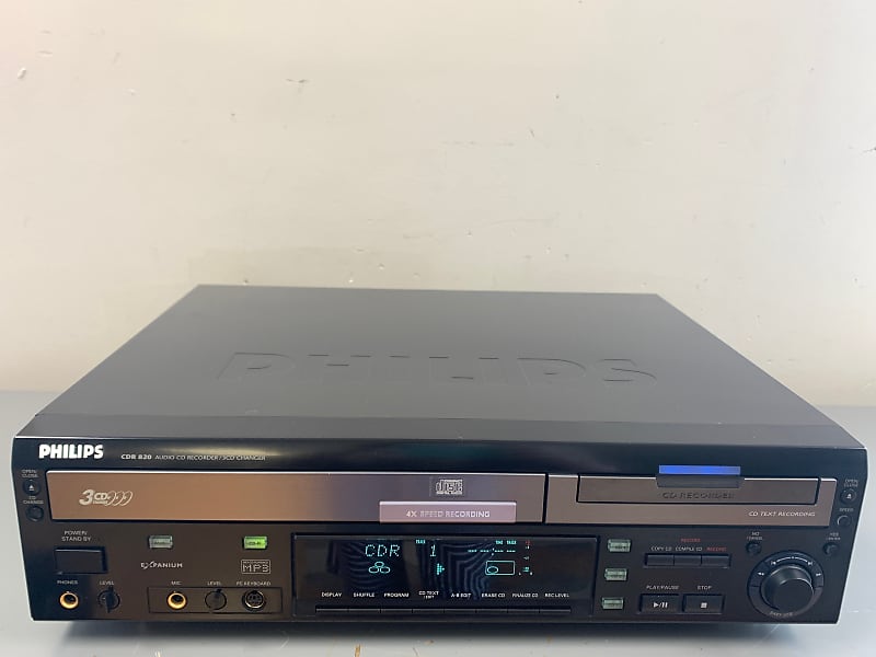 Philips CDR-820 Cd Recorder and CD Changer * Manual * Box | Reverb