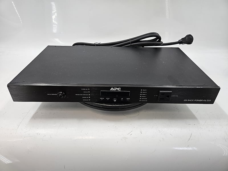 APC G5 Digital Rack Power Filter 8 Input G5BLK - Tested - | Reverb