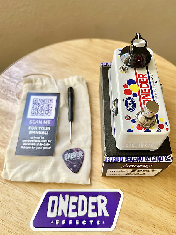 * Oneder "Bread" Boost 3-in-1 Pedal, Mint (like-NEW) * | Reverb