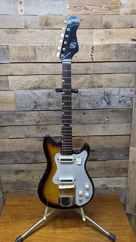 Guyatone Vintage 60's LG-55W MIJ Electric Guitar | Reverb