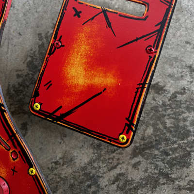 CapnCrepitis Partscaster Cel Shaded Custom Pickguard | Reverb