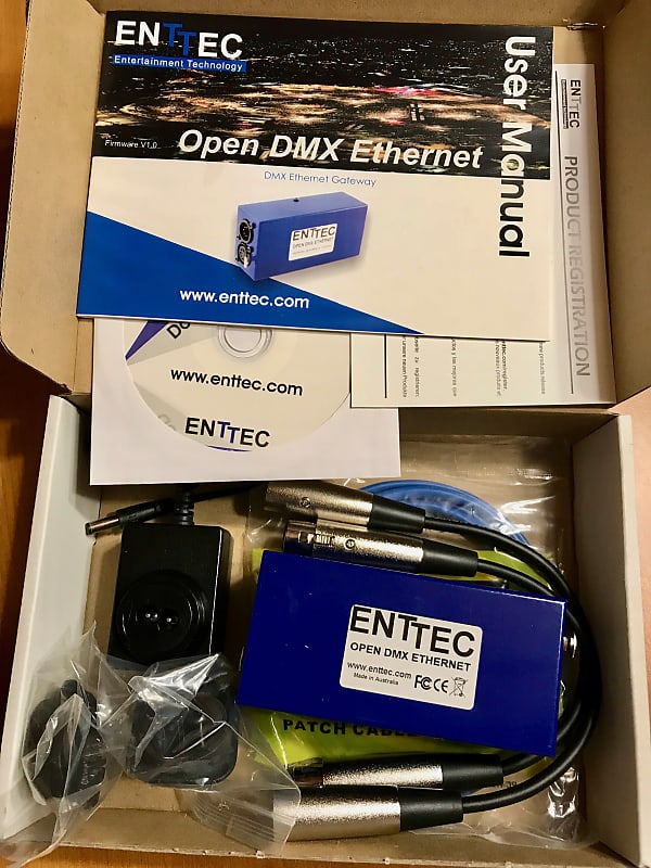 Enttec 70305 Open DMX Ethernet Interface • firmware V1.0 | Reverb