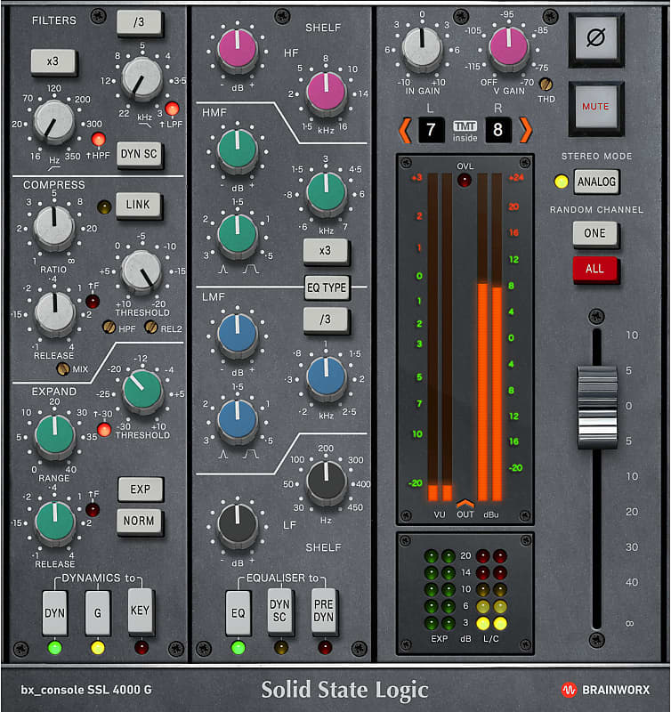 Brainworx bx_console SSL 4000 G – Channel Strip Plugin (Full | Reverb