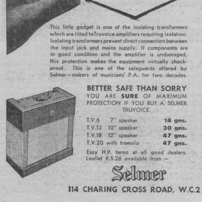 RARE! Selmer TV 20 1950’s - Two tone | Reverb