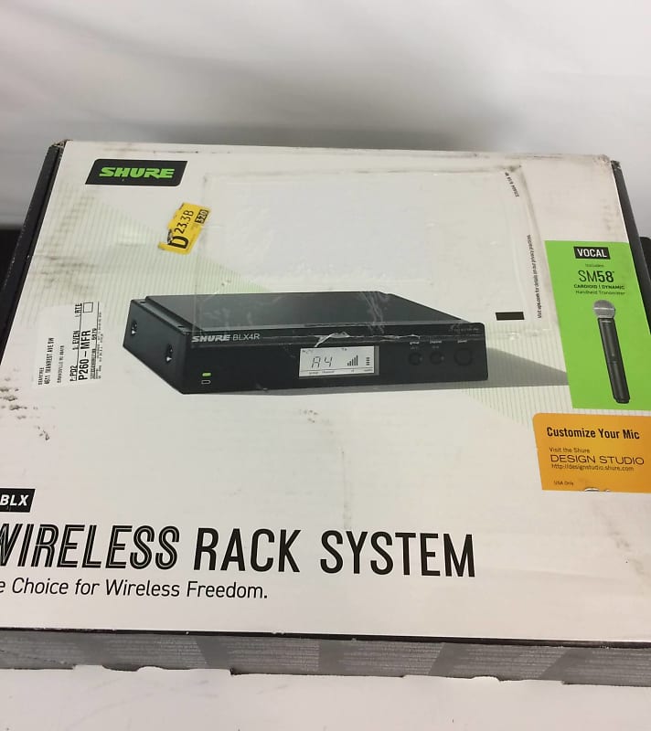 Shure BLX24R/SM58 Handheld Wireless Microphone System, H11 | Reverb