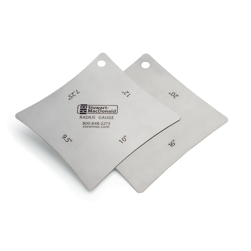 StewMac Radius Gauges - Set of 2 laser-cut gauges, each with | Reverb