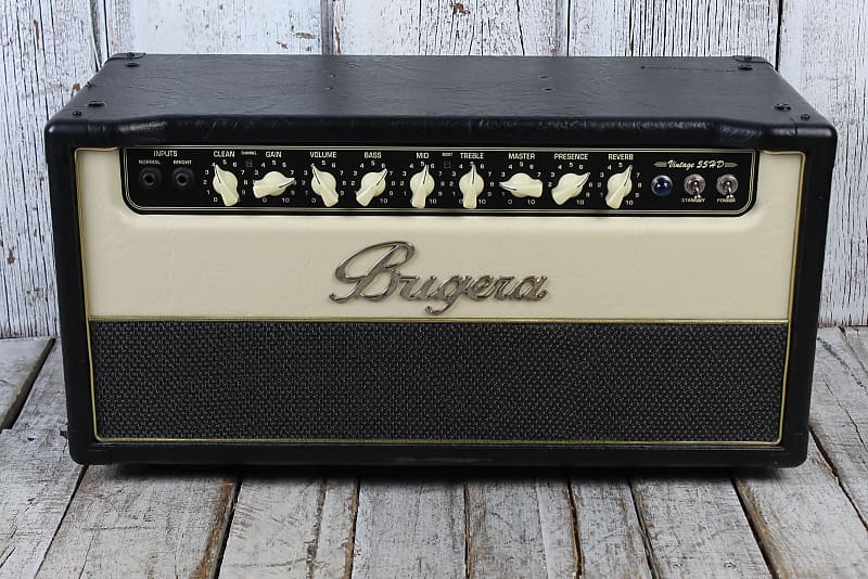 Bugera V55HD Electric Guitar Amplifier Head 2 Channel Tube | Reverb UK