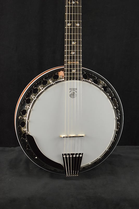 Deering Flagship Series B-6 Boston 6-String Mahogany Banjo | Reverb