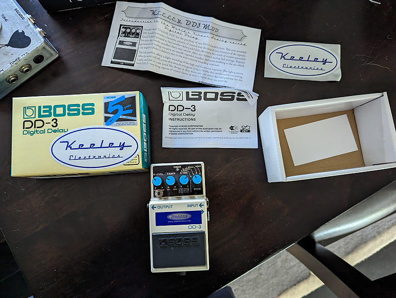 Boss DD3 with Keeley Mods | Reverb