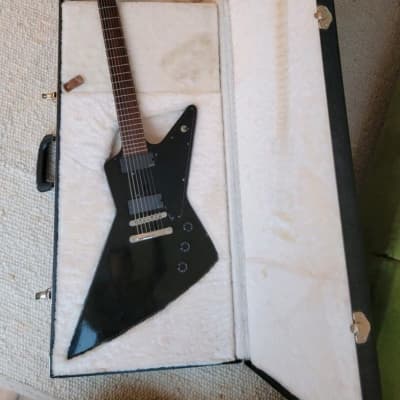 Gibson Explorer 7 String USA 2011 - Black / Ebony | Reverb