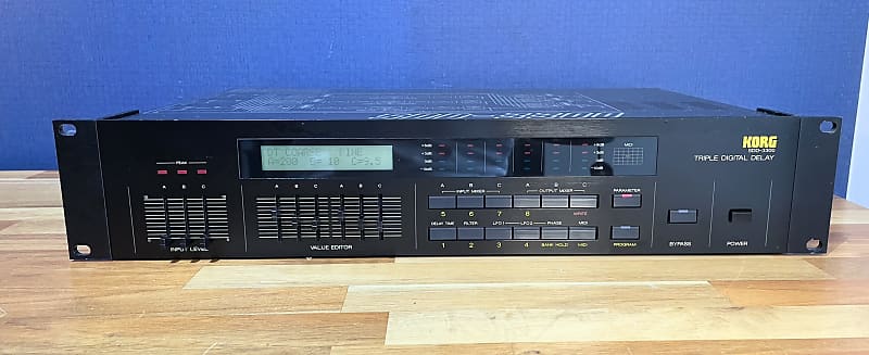 KORG SDD3300 Triple Digital Delay Rack Module Very Rare! | Reverb
