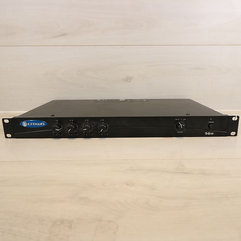 Crown 14M Four Input, One Output Pre-Amplifier/Mixer | Reverb