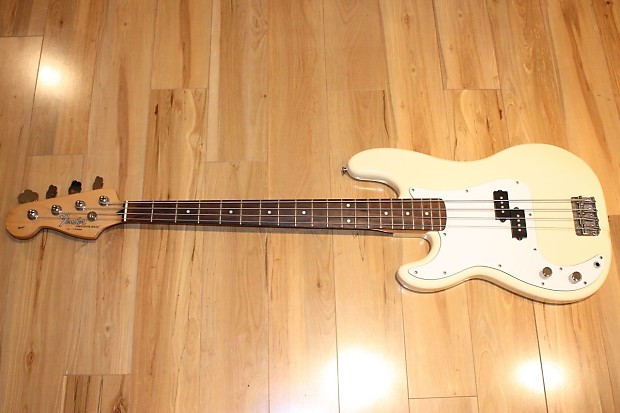 Lefty Left Hand Fender Precision Bass Aged Vintage White | Reverb UK